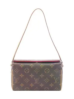 LOUIS VUITTON 2003 Monogram Recital Shoulder Bag - Brown