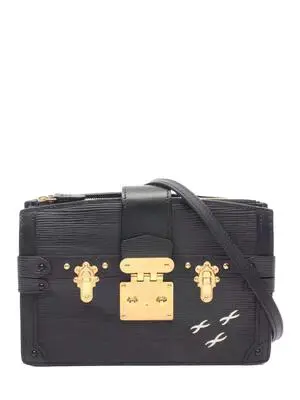 LOUIS VUITTON 2019 Epi Trunk Clutch Crossbody Bag - Black