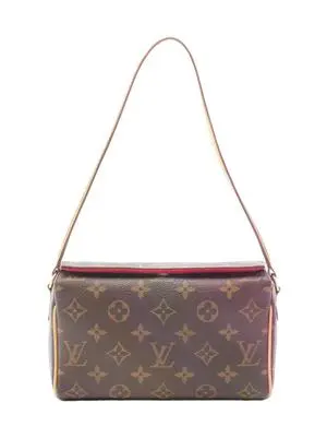 LOUIS VUITTON 2003 Monogram Recital Handbag - Brown