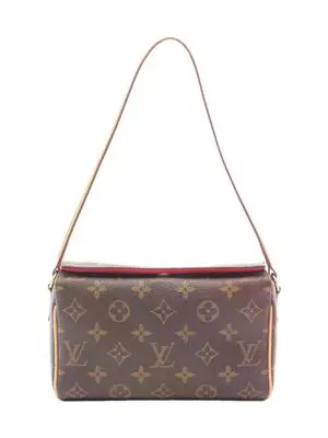 LOUIS VUITTON 2003 Monogram Recital Handbag - Brown