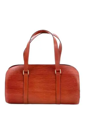 LOUIS VUITTON Soufflot Epi Leather Handbag - Brown