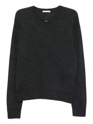 THE ROW Thamm V-neck Sweater - Grey