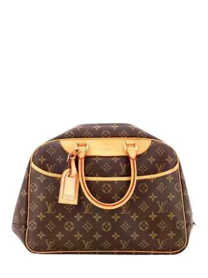 LOUIS VUITTON Deauville Monogram Canvas Handbag - Brown
