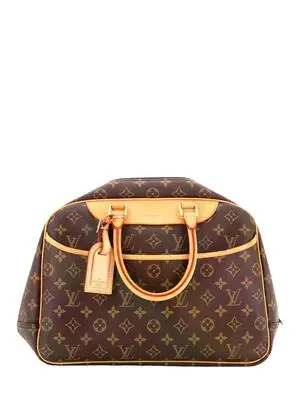 LOUIS VUITTON Deauville Monogram Canvas Handbag - Brown