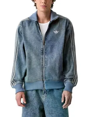 Adidas Firebird Adicolor Denim Jacket - Blue