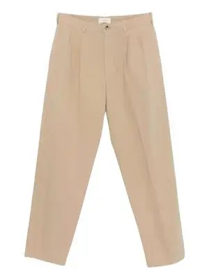 THE ROW Tomasino Pleated Trousers - Neutrals