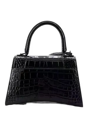 Balenciaga Hourglass Top Handle Bag - Black