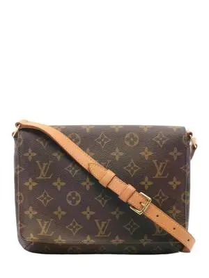 LOUIS VUITTON Monogram Musette Tango Bag - Brown