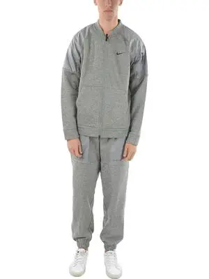 Nike Therma-fit Logo-print Sweatshirt - Grey