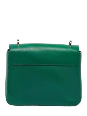 Carolina Herrera Medium Initials Insignia Shoulder Bag - Green