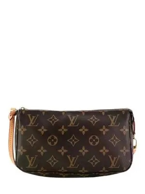 LOUIS VUITTON Pochette Accessoires Nm Monogram Canvas Clutch Bag - Brown