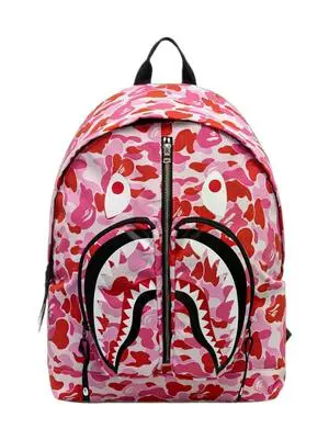 A BATHING APE Abc Camo Backpack - Pink