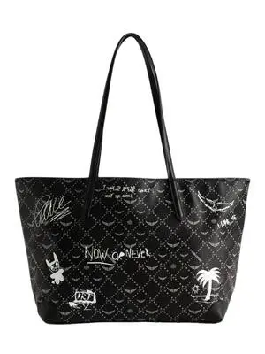 Zadig&Voltaire Zadig&Voltaire Arty Tag Shopper Tote Bag Black