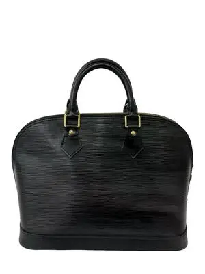 LOUIS VUITTON Epi Alma Pm Handbag - Black
