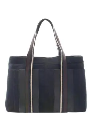 Hermès Hermès 20th Century Canvas Sac Troca Horizontal MM Tote Bag Black