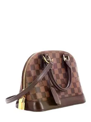 LOUIS VUITTON Alma Handbag Damier Bb Shoulder Bag - Brown