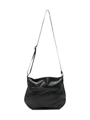 GHERARDINI Monogram Print Crossbody Bag - Black