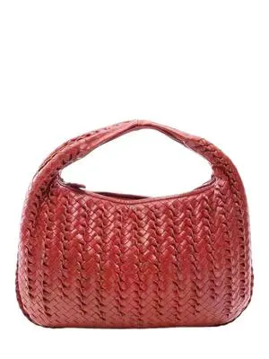 Bottega Veneta Bottega Veneta 2010s Intrecciato Handbag Red