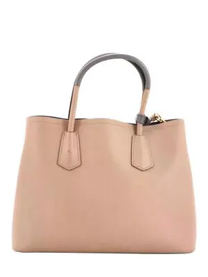 Prada Saffiano Leather Medium Tote Bag - Neutrals