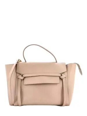 Celine Textured Leather Mini Belt Bag - Neutrals