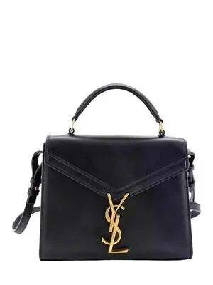 Saint Laurent Cassandra Bag - Black