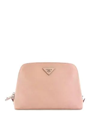 Prada Prada Saffiano Leather Backpack Neutrals