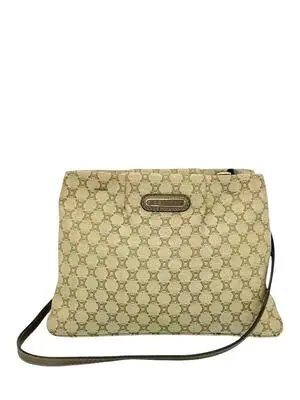 Celine Macadam Canvas Crossbody Bag - Neutrals