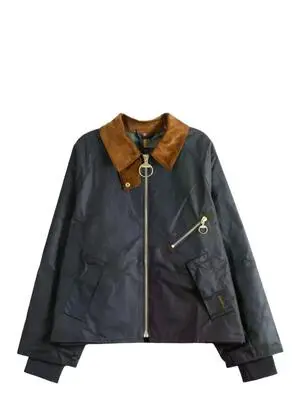 Barbour Arlene Waxed Jacket - Blue