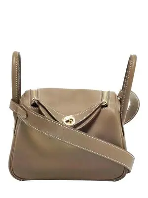 Hermès 2025 Mini Lindy Tote Bag - Grey