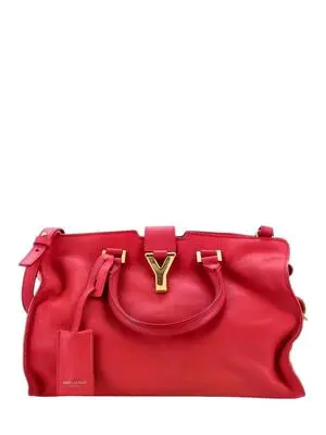 Saint Laurent Y Cabas Satchel - Pink