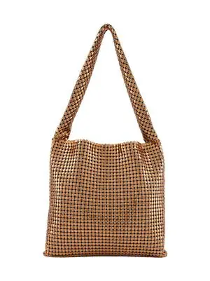 Rabanne Copper Pixel Handbag - Orange