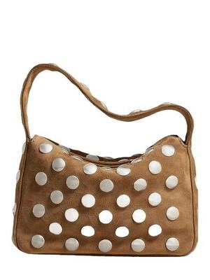 Khaite Riveted Handbag - Brown