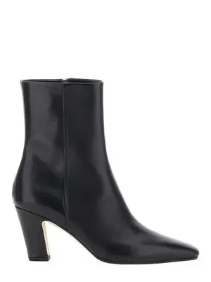 AeydĒ Square-toe Ankle Boots - Black
