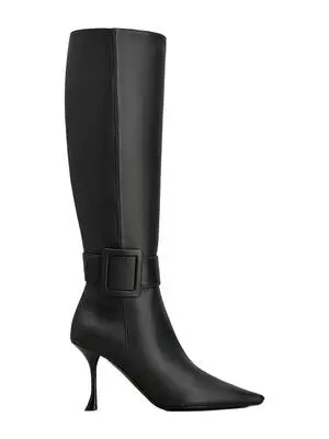 ROGER VIVIER Viv' In The City Leather Boots - Black