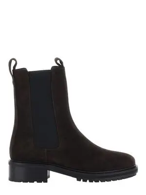 AeydĒ Round Toe Chelsea Boots - Brown