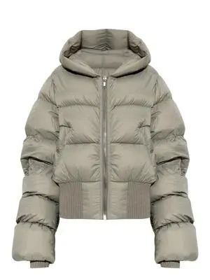 Rick Owens Hooded Down Jacket - Green