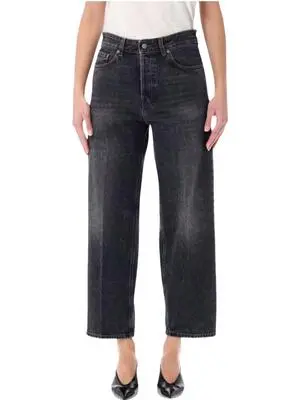 HAIKURE Cropped Jeans - Black