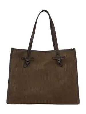 GIANNI CHIARINI Ribbed Tote Bag With Top Handles - No