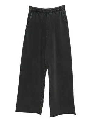 ENTIRE STUDIOS Faded-effect Elasticated-waist Track Pants