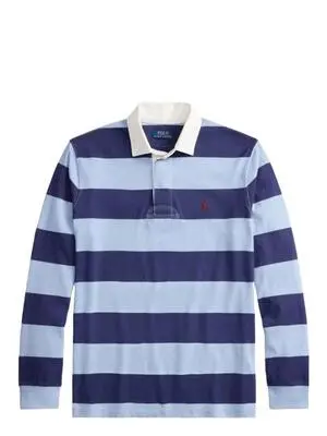 Polo Ralph Lauren Rugby Striped Polo Shirt - Blue