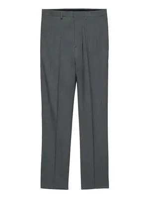 Prada Wool Tailored Trousers - Blue