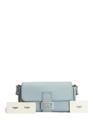 FWRD RENEW Fendi Selleria Baguette Nm Shoulder Bag - Blue