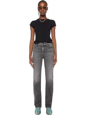 MOTHER The Kick It Cliffhanger Jeans - Grey