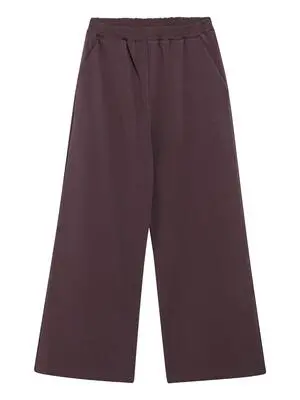 DOUUOD Cotton Jersey Jogging Trousers - Burgundy