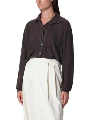 Source Unknown Fabbie Wool Cardigan - Brown