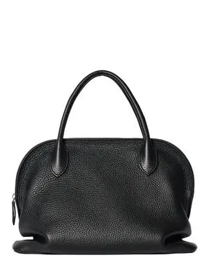 THE ROW THE ROW Agnes 12 Bag In Calfskin Leather Black