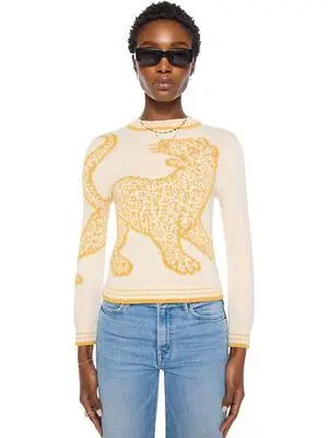 MOTHER The Crop Jumper Sweater - Ivory