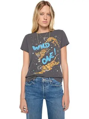 MOTHER The Boxy Goodie Wild One T-shirt - Black