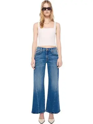 MOTHER The Lil' Mid Rise Sidestepper Jeans - Blue