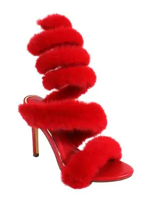 Frederick's Of Hollywood Stiletto Sandal - Red